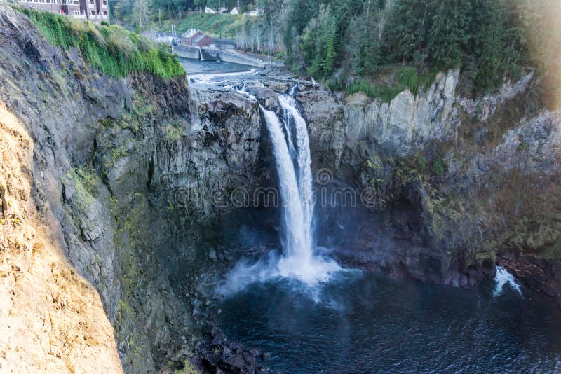 Streaming Waterfall Landscape 3 Stock Image - Image of flowing ...