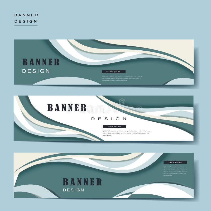 Streamline banner design stock vector. Illustration of homepage - 74636381