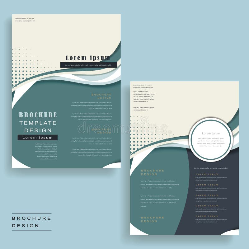 Streamline design brochure stock illustration. Illustration of concept ...
