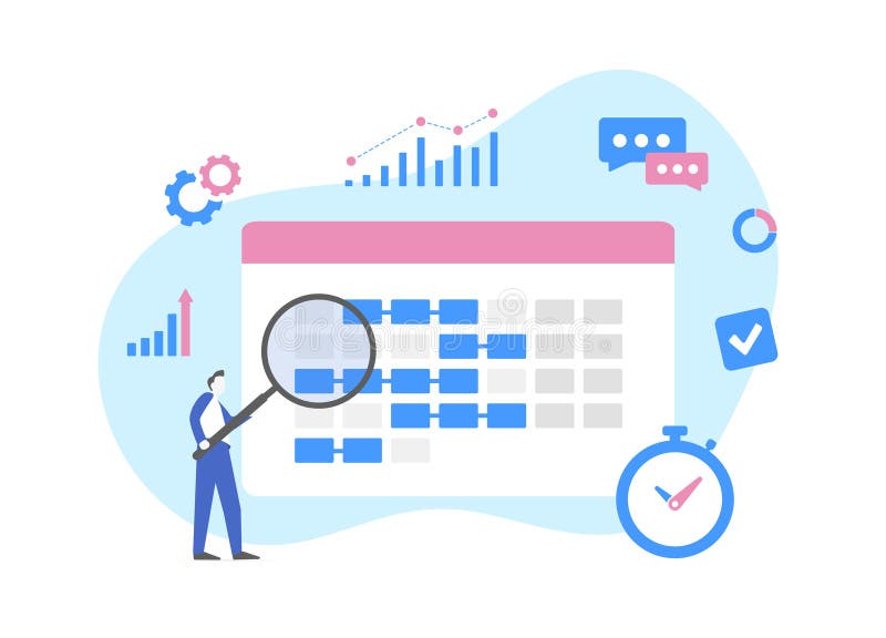 Streamline Project Management with Roadmap Calendar Concept. Plan and ...