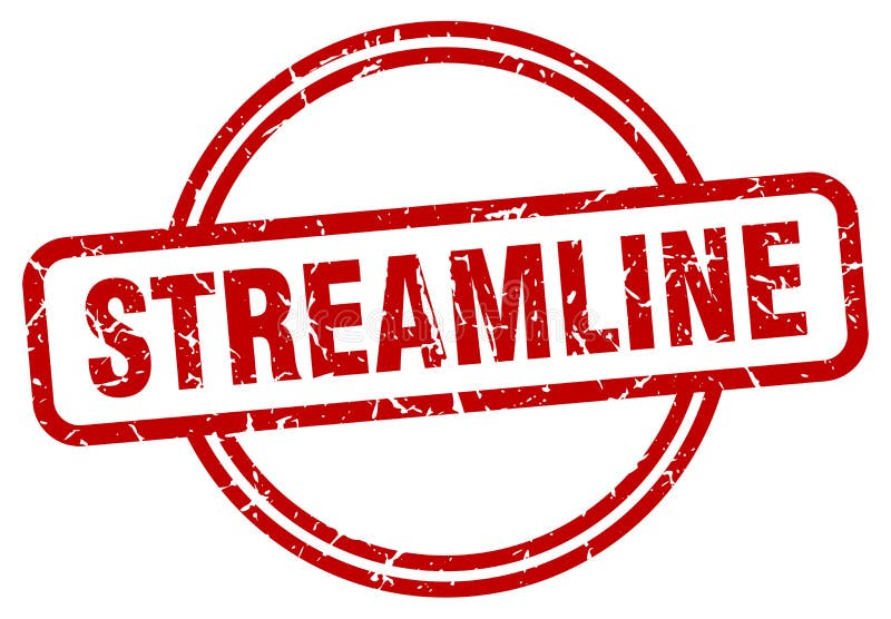 Streamline Stamp. Streamline Round Grunge Sign Stock Vector ...