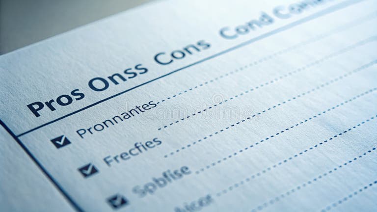 Effective DecisionMaking Tool a Comprehensive Pros and Cons List ...