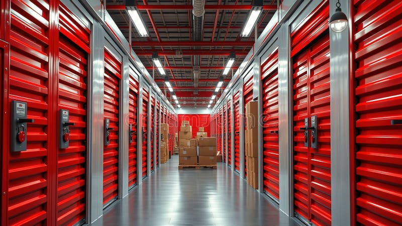 Streamline Your Operations with this Modern Warehouse Storage Corridor ...