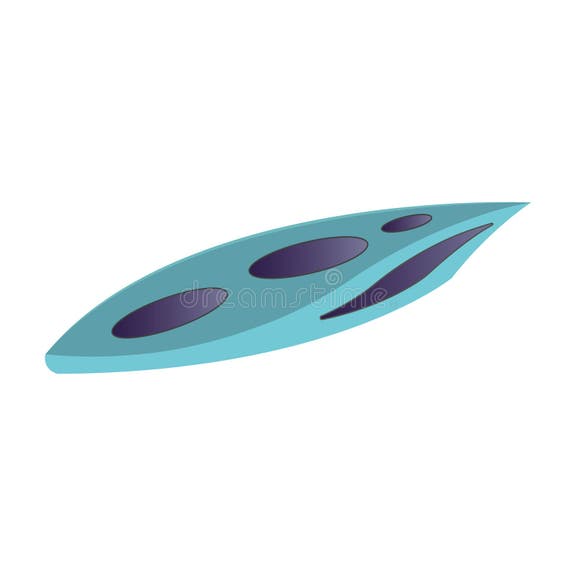 Streamlined Alien Ship. Vector Stock Vector - Illustration of vehicle ...