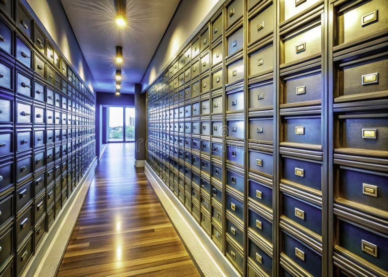 Streamlined Condo Mail Delivery System an Aerial View of Efficient ...