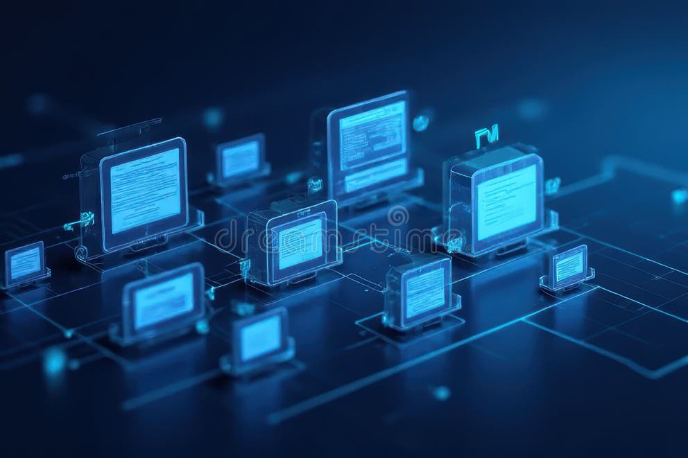 Streamlined CRM Data Integration and Management Stock Illustration ...