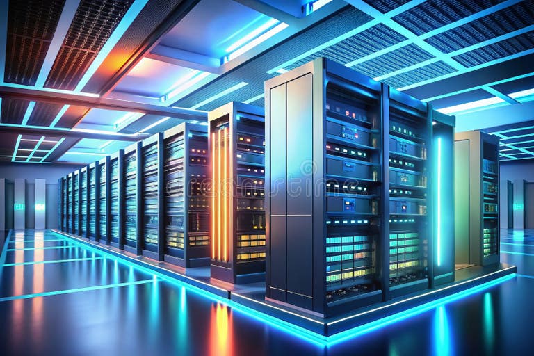 Streamlined Data Center Server Racks a Modern Approach To Powerful and Efficient Computing ...