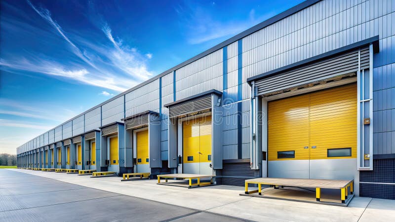 Loading Dock Doors Warehouse Stock Illustrations – 517 Loading Dock ...