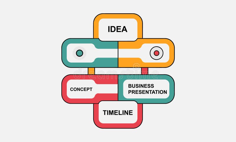 A Streamlined Infographic Featuring a Vector Design of a Timeline ...