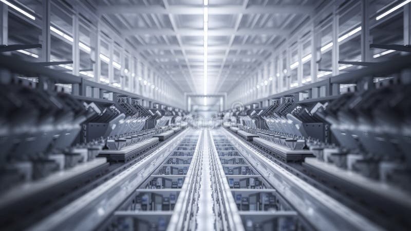 Streamlined Internal Supply Chain Operations Industrial Warehouse ...