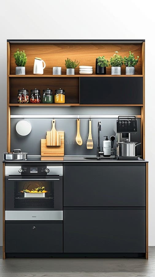 Streamlined Kitchen with Intuitive Design and High Functionality ...