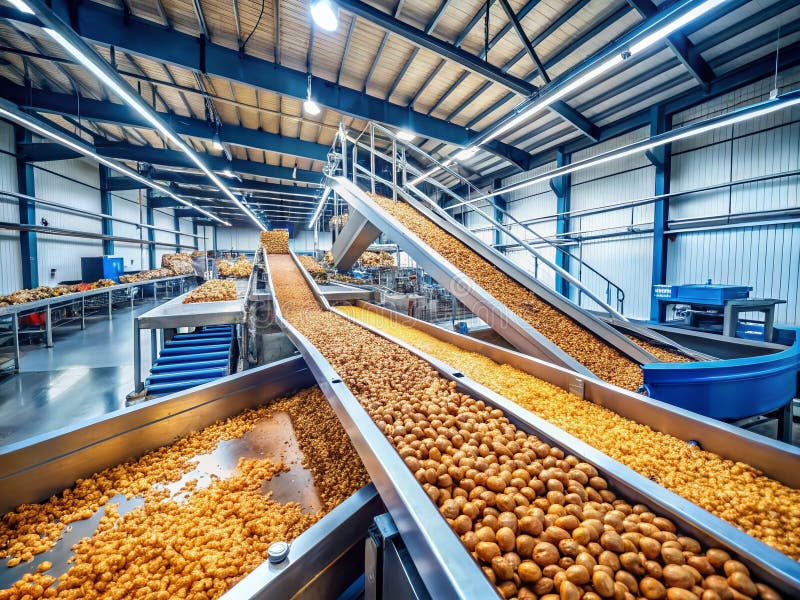Streamlined Nut Processing Plant Conveyor Belt System Optimization for Maximum Efficiency and ...