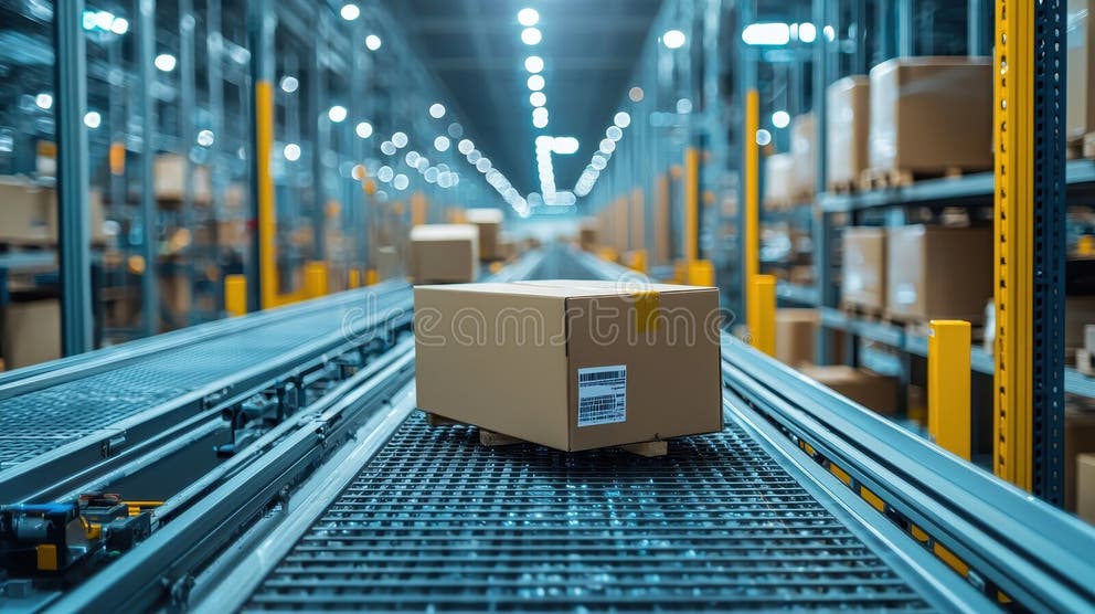 Streamlined Package Delivery Aerial Insights into Warehouse Logistics ...