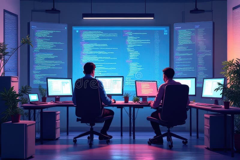 Collaborative Full Stack Coding Stock Illustrations – 5 Collaborative Full Stack Coding Stock ...