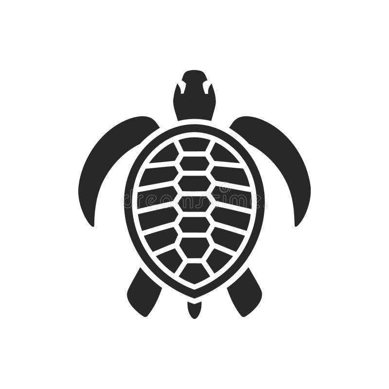Streamlined Turtle Icon stock vector. Illustration of vector - 361759070