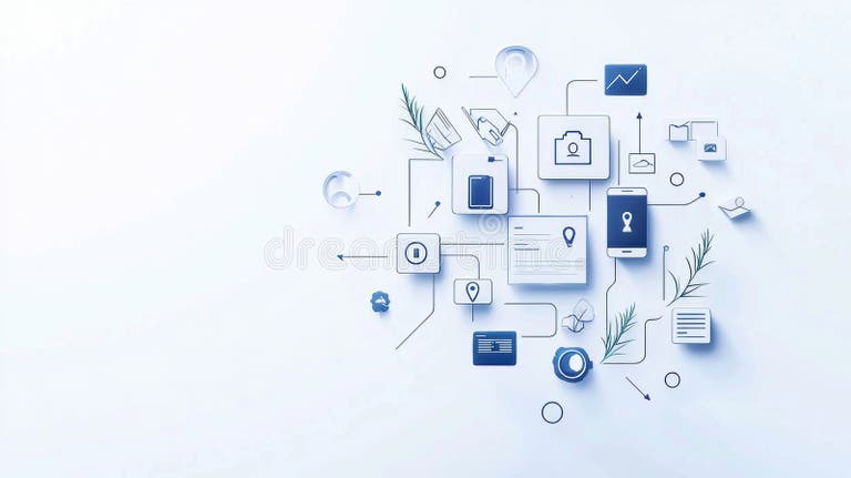 Streamlined Workflow Icons for Optimized Technical Support and Customer ...