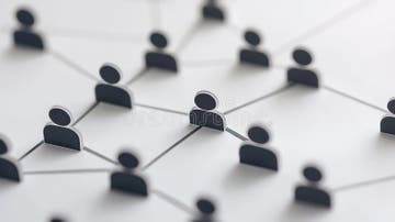 Streamlined Workflow Network Diagram Visualizing Employee Hierarchy and ...