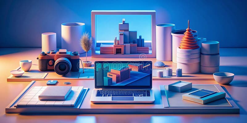 Streamlined Workspace a PhotographerArchitects Digital Design ...