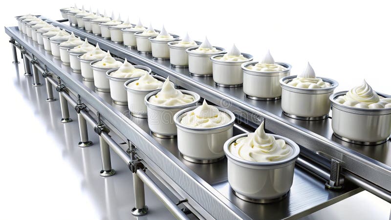Streamlined Yogurt Production Line Modernizing Dairy Processing with ...