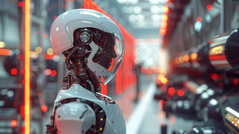 Automation Streamlining Processes Business Technology Concept Stock ...