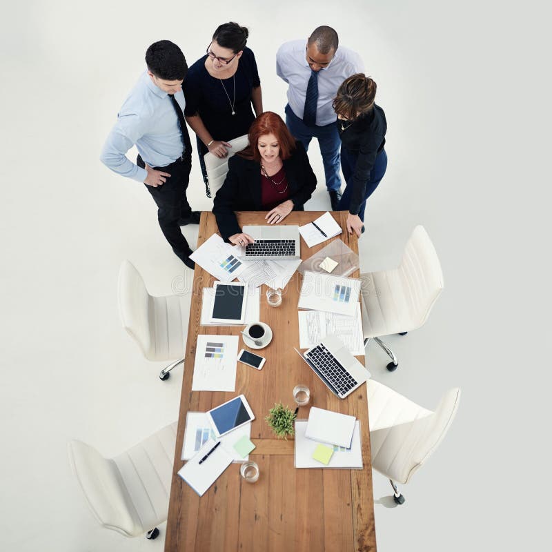 Streamlining Processes with the Help of Technology. Group of ...