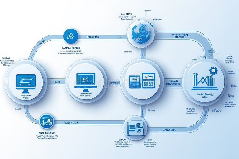 Streamlining Search Engine Optimization Procedures Stock Illustration ...