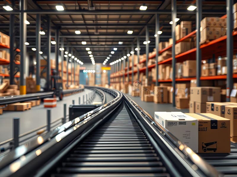 Streamlining Supply Chains HighSpeed Conveyor System in a Modern ...