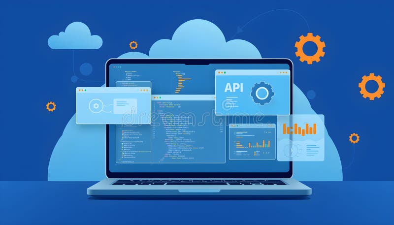 Streamlining Your Workflow with API Integration: a Visual Guide To Seamless Connectivity Stock ...
