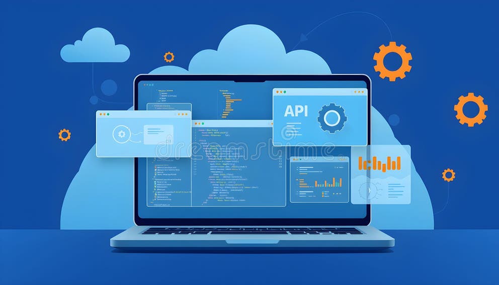 Streamlining Your Workflow with API Integration: a Visual Guide To Seamless Connectivity Stock ...