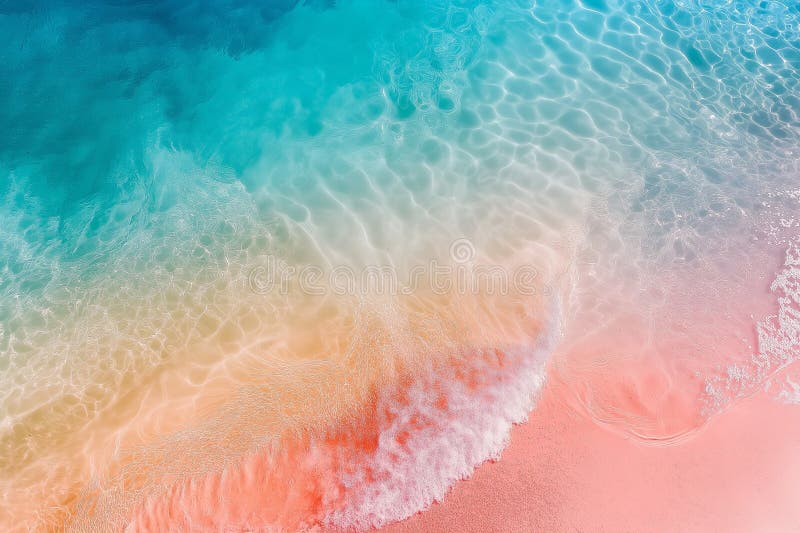 Streams of Color Descend, Creating Vibrant Trails in the Water Stock ...