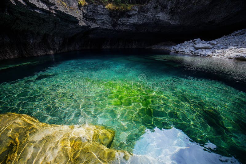 Streams of Color Descend, Creating Vibrant Trails in the Water Stock ...
