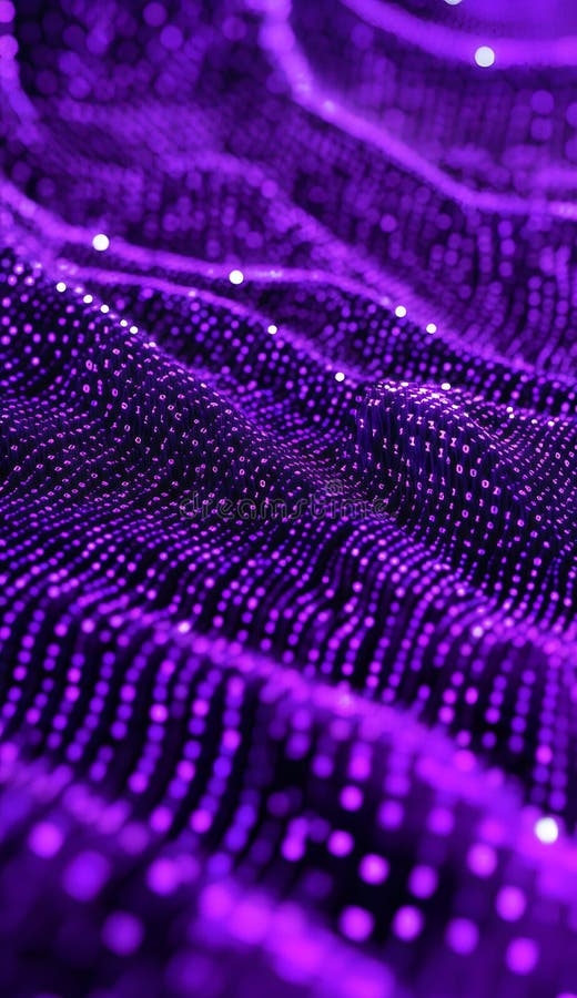 Streams of Data Flow in a Flowing Wave, Each Data Particle is a Binary ...