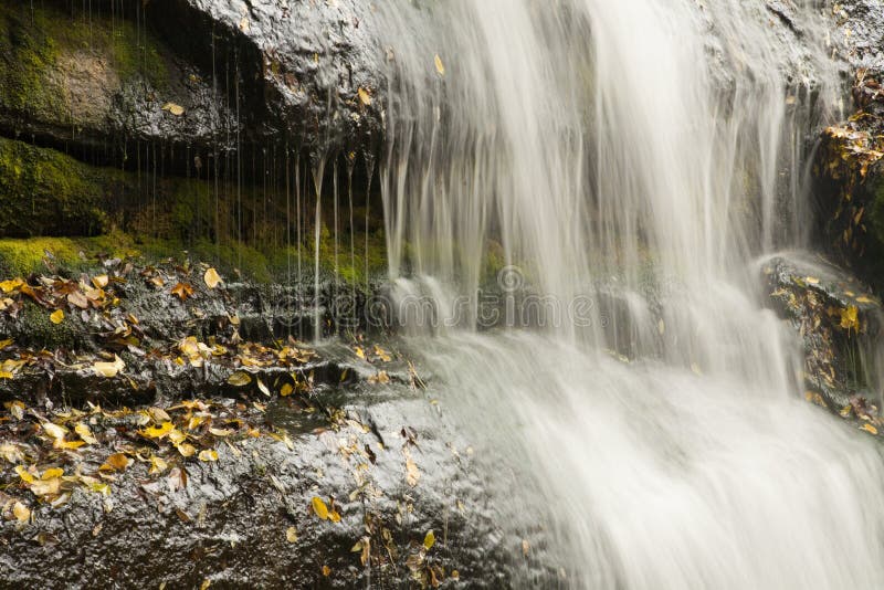 Streams of water waterfall stock photo. Image of scenics - 46687522