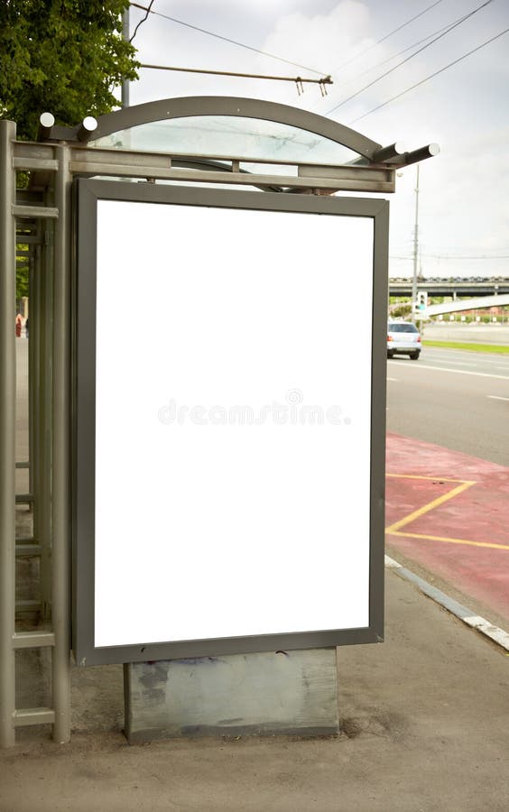 Street ad stock image. Image of outside, info, glass - 18348229