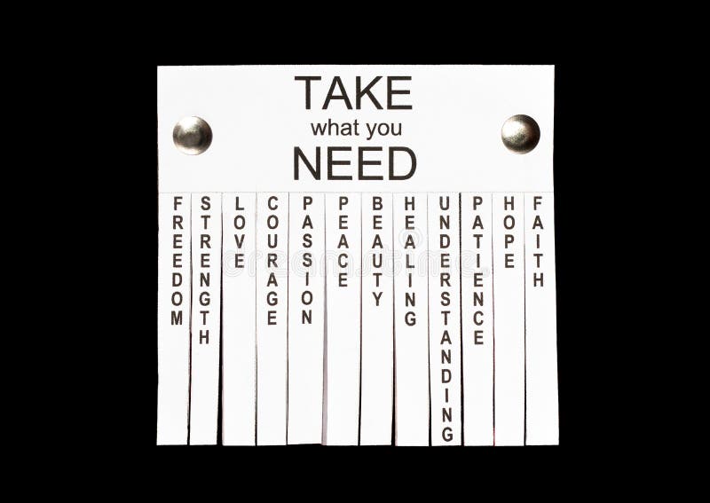 Street Advert with Tear-off Stripes Stock Image - Image of leaflet ...