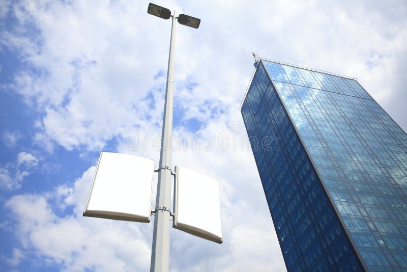 Street advertising stock image. Image of advertising - 24828025