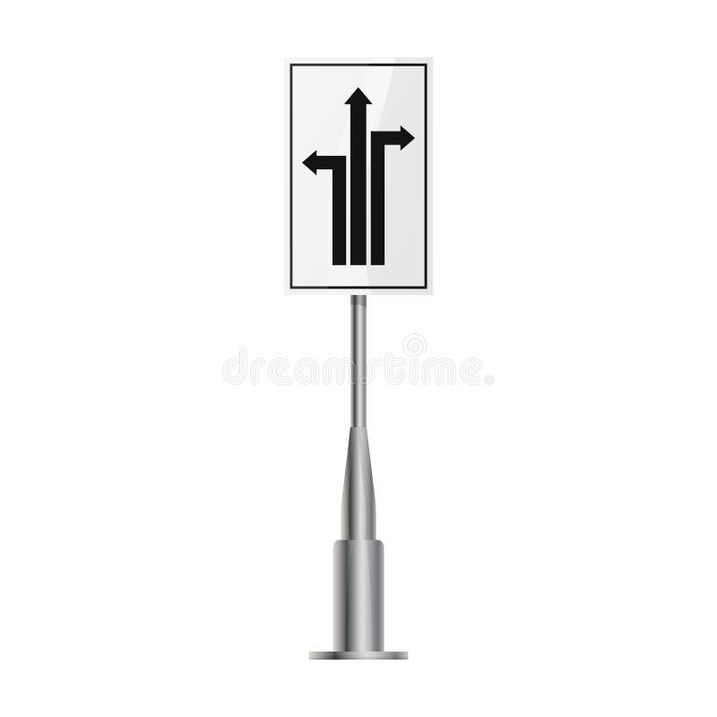 Street Arrow Vector Icon.Outline Vector Icon Street Arrow Isolated on ...