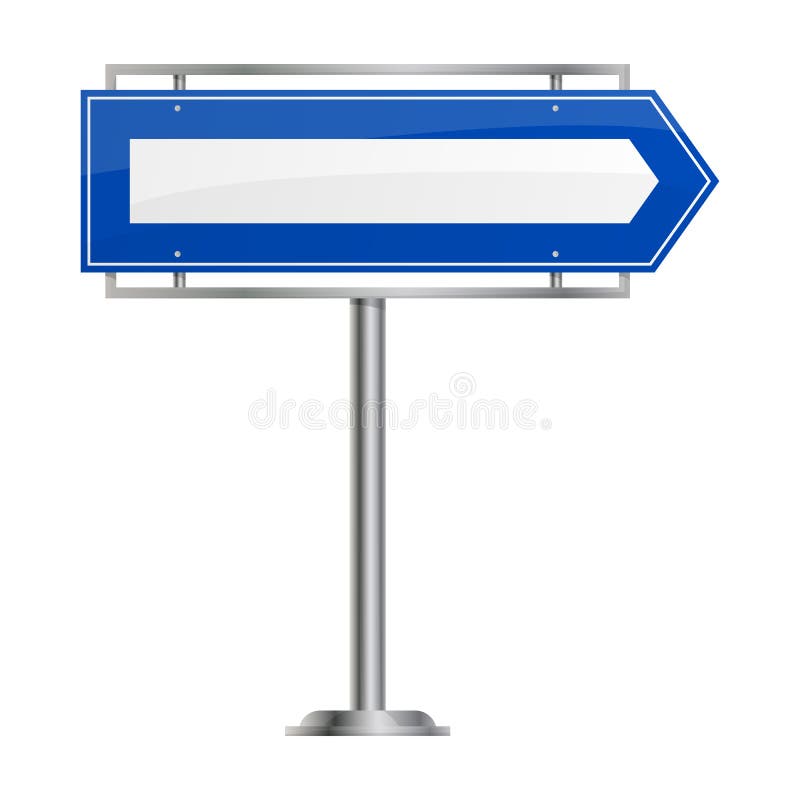 Street Arrow Vector Icon.Cartoon Vector Icon Street Arrow Isolated on ...