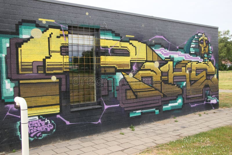 Egyptian Graffiti Artitist Talking To Demostrators Editorial Stock ...