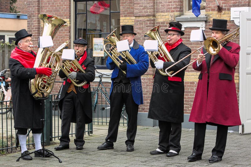 Street-Band Performing at the Festival of Ghent. Editorial Photography ...