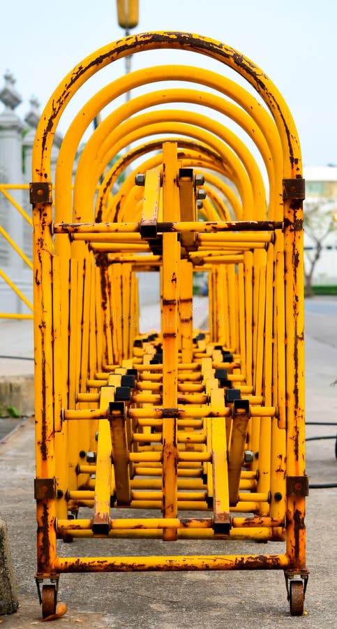 Street barrier stock photo. Image of baffler, light, fence - 31735430