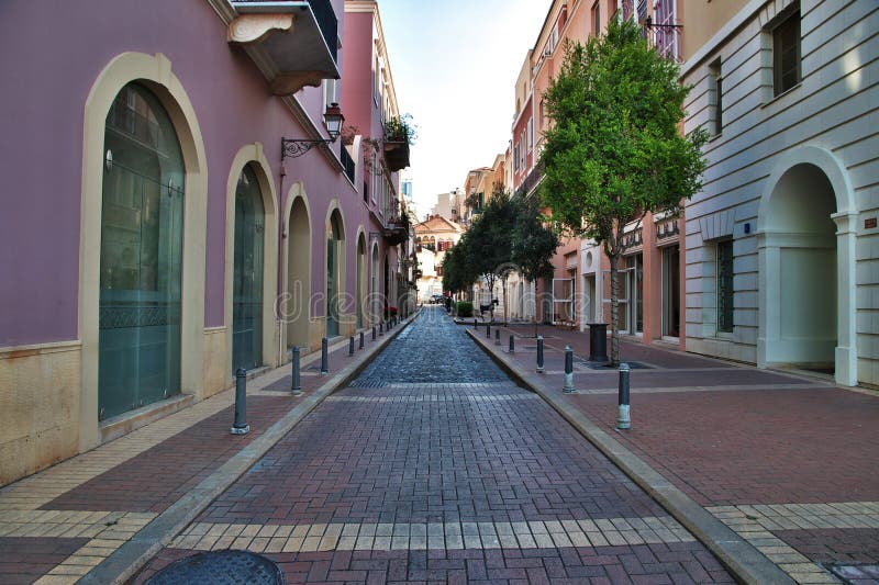 The Street in Beirut City, Lebanon Stock Photo - Image of exterior ...