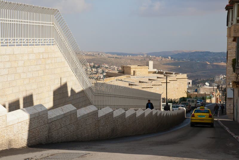Street in Bethlehem, Palestine. Editorial Image - Image of landscape ...