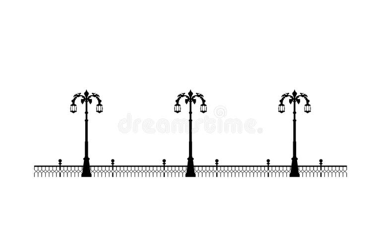 Street Black Promenade Example for Design. Architectural Solution ...