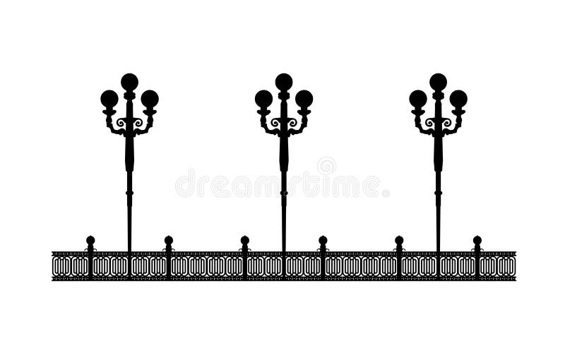 Street Black Promenade Example for Design. Architectural Solution ...