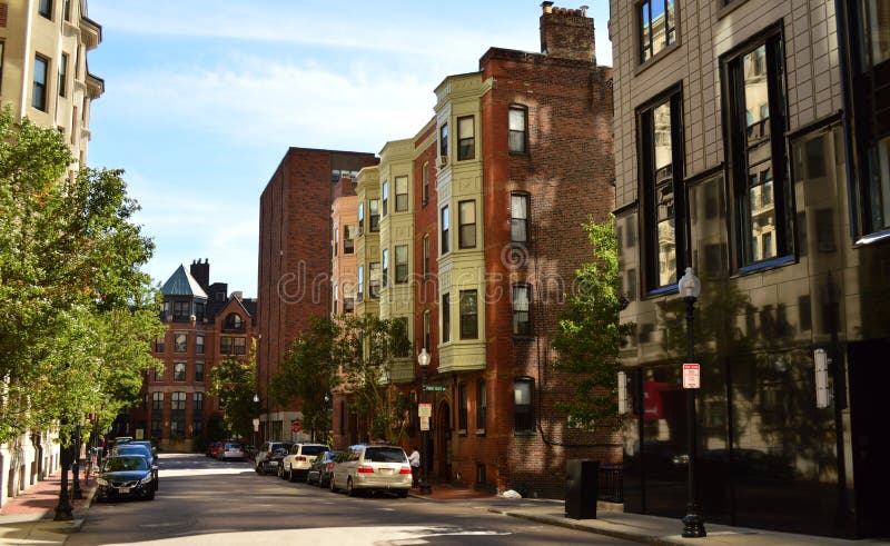 Street in Boston editorial photography. Image of worldcaptures - 89599267