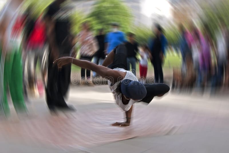 Street break dancer stock photo. Image of artist, motion - 15492500