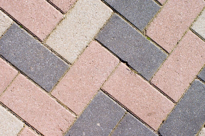 Street Brick Pattern with Different Colors Stock Photo - Image of retro ...