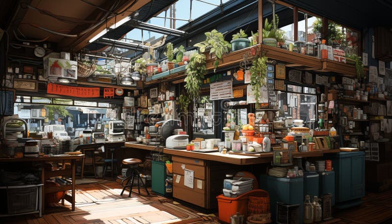 Street Cafe in the City Street Cafe Street Cafe at Night Stock ...