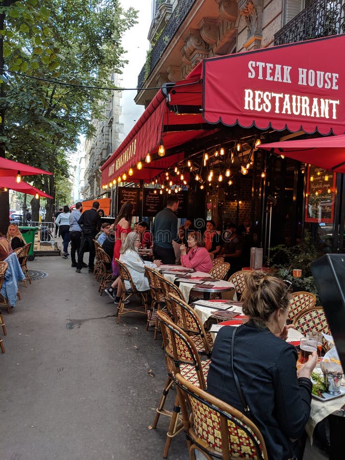 Paris cafe editorial photography. Image of cafe, street - 125084962